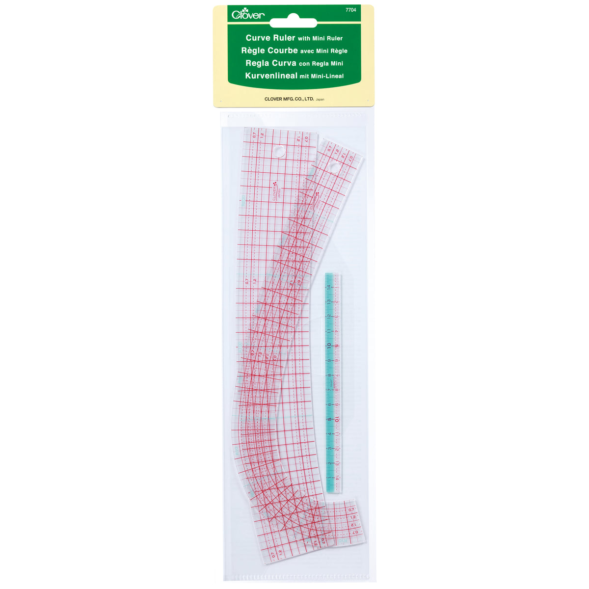 Curved Ruler Set in three parts – Bawn Textiles