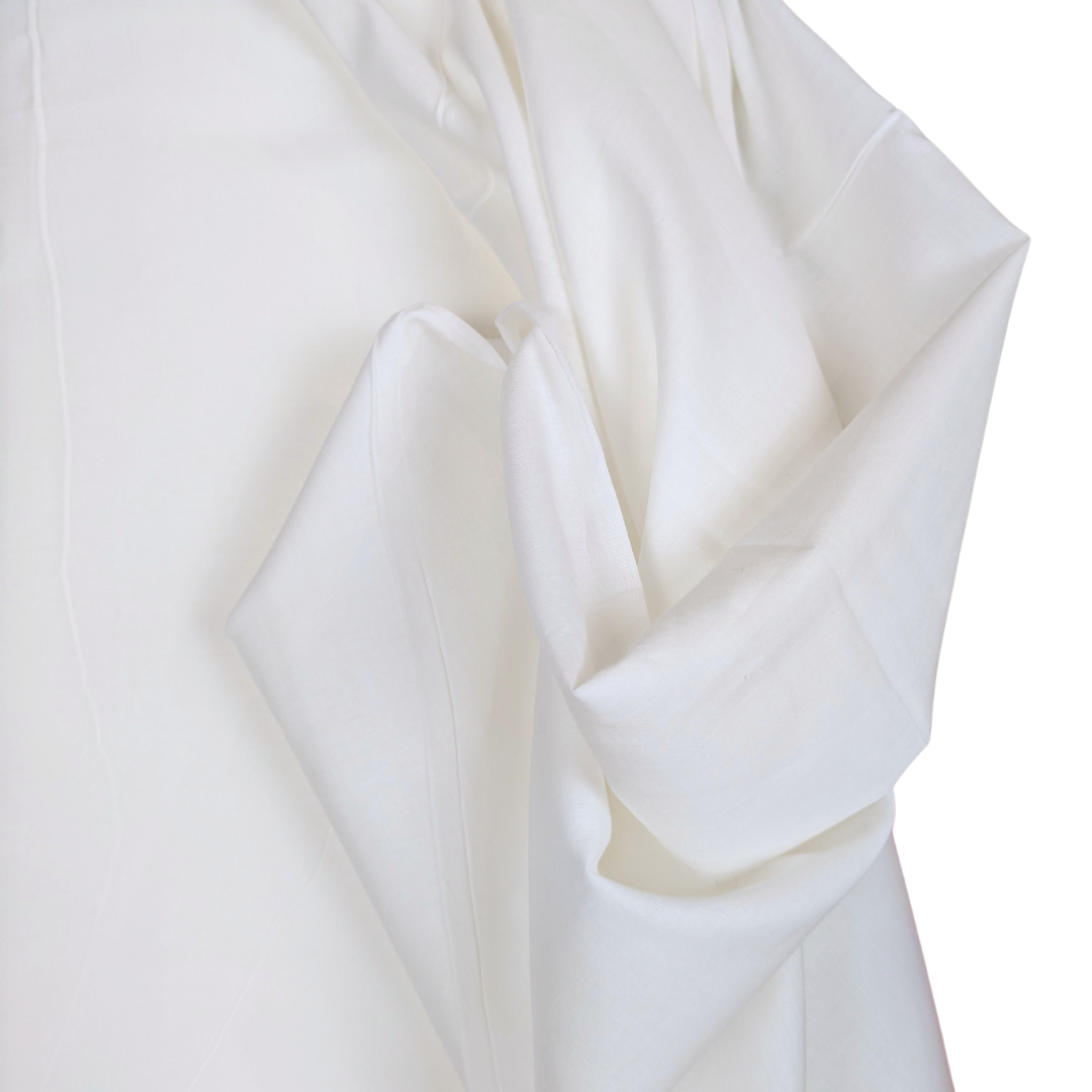 White Voile Lining organic cotton – Bawn Textiles